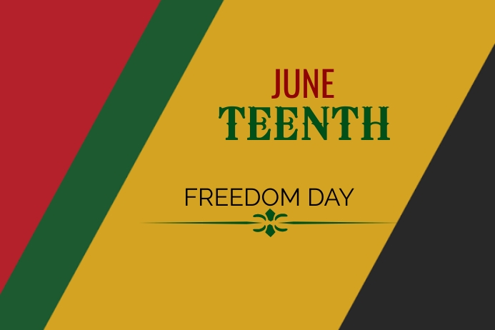 Juneteenth poster Templat | PosterMyWall