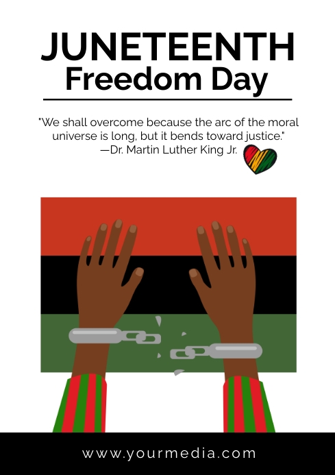 Juneteenth poster flyer Template | PosterMyWall