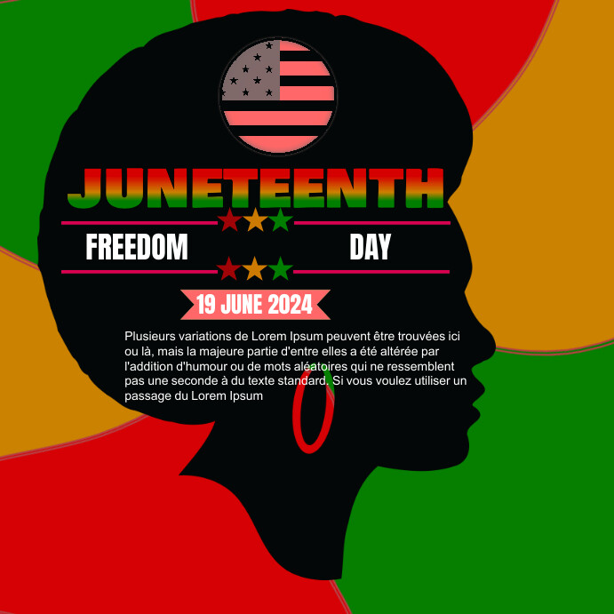 Juneteenth Template | PosterMyWall