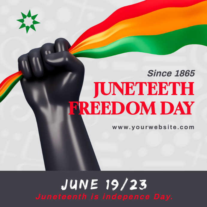 Copy of Juneteeth Freedom Day Instagram Post Template | PosterMyWall