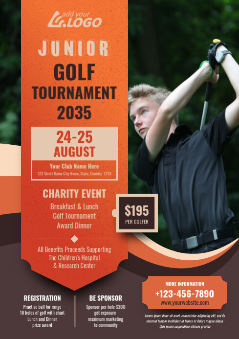 Junior Golf Template | PosterMyWall