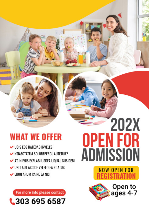 Junior School admission Flyer Template | PosterMyWall