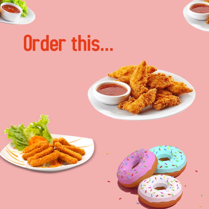 junk foods Template | PosterMyWall