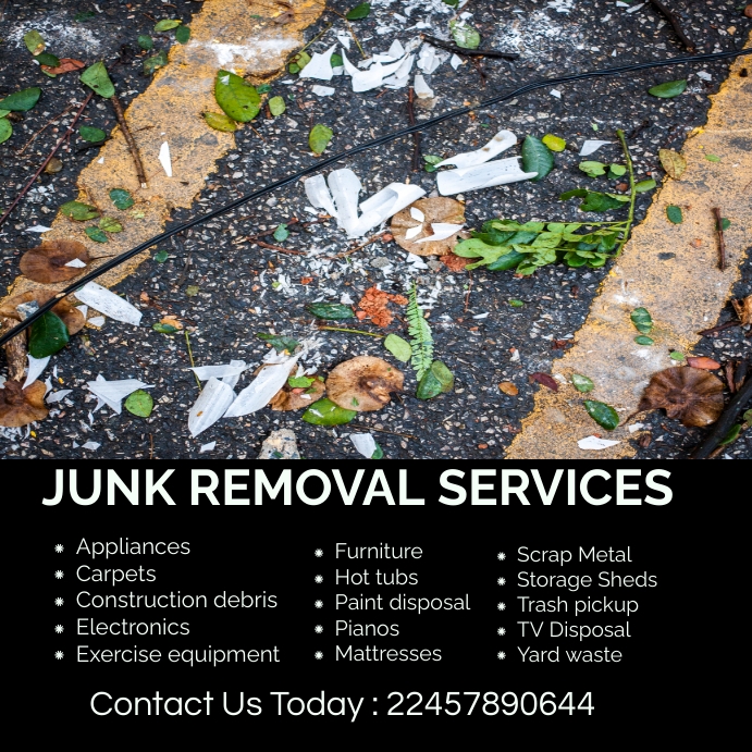 Copy of Junk removal flyer, Junk services banner , Ju | PosterMyWall