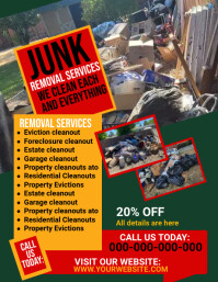 Junk removal flyer Template | PosterMyWall
