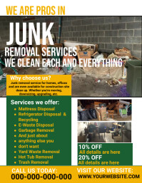 Junk removal flyer Template | PosterMyWall