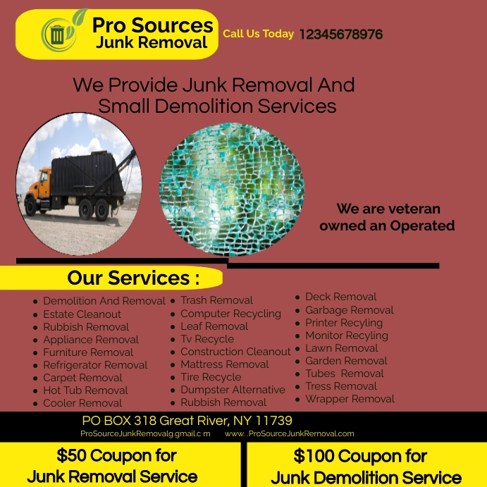 junk removal flyer junk removal services fly Template | PosterMyWall