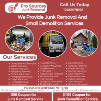 junk removal flyer junk removal services fly Template | PosterMyWall