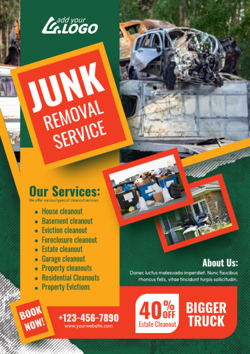 Junk removal Service Template | PosterMyWall