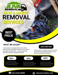 junk removal flyer Template | PosterMyWall
