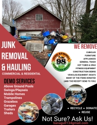 junk removal flyer Template | PosterMyWall