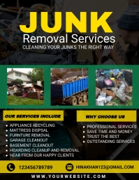 Junk Removal Services flyer,cleaning service Template | PosterMyWall
