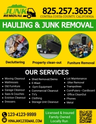 junk removal flyer Template | PosterMyWall