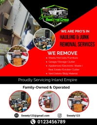 junk removal services flyer Template | PosterMyWall