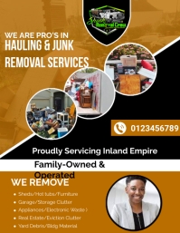 junk removal services flyer Template | PosterMyWall