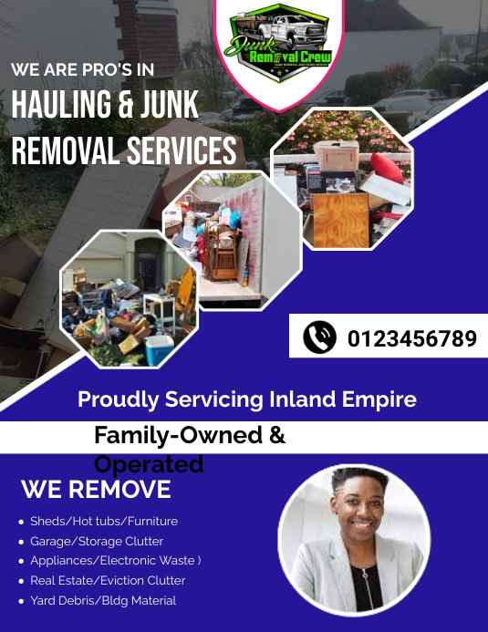 junk removal services flyer Template | PosterMyWall