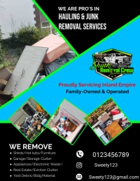 junk removal services flyer Template | PosterMyWall