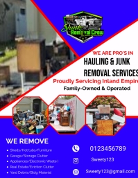 junk removal flyer Template | PosterMyWall