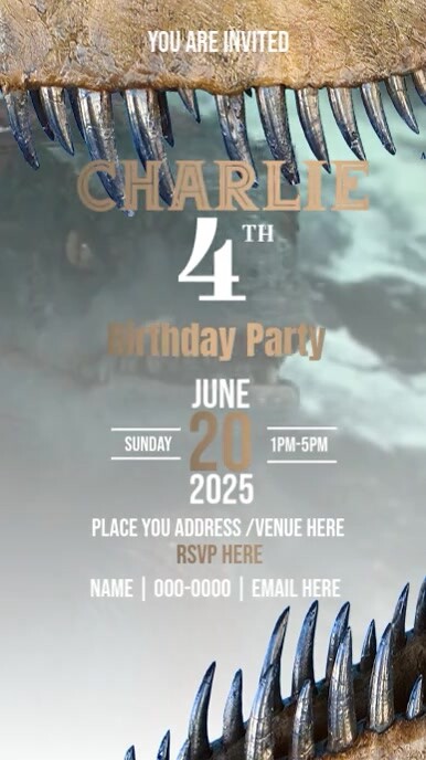 jurassic park Template | PosterMyWall