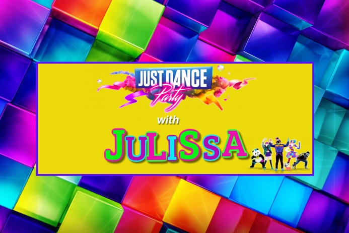 Copy of Just Dance Backdrop | PosterMyWall