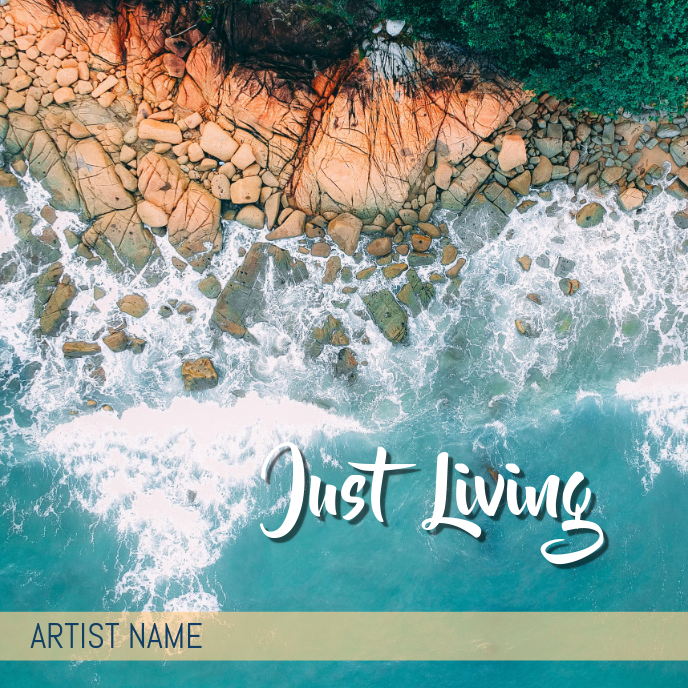 Just living ALBUM ART 02 Template | PosterMyWall