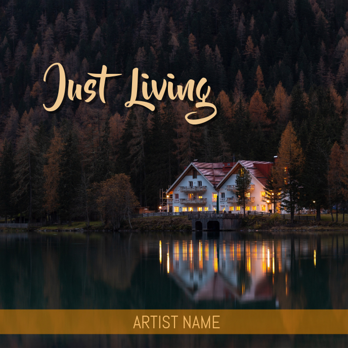 Just living ALBUM ART Template | PosterMyWall