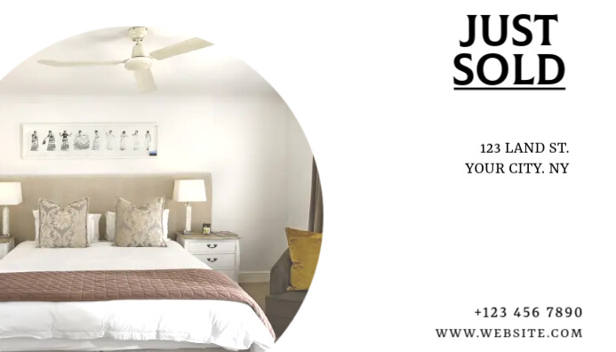 Just Sold Business Card Template | PosterMyWall