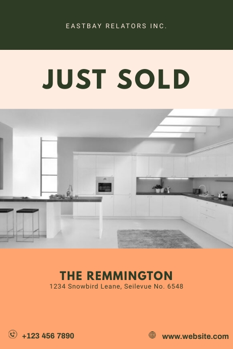 Just Sold Poster Template | PosterMyWall