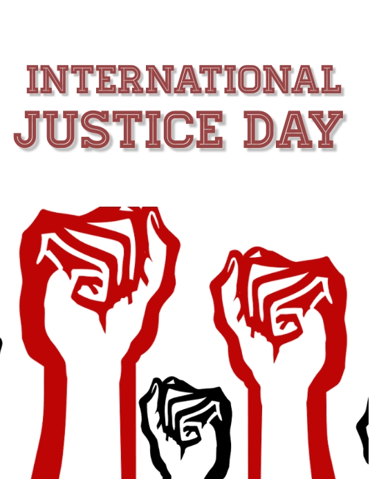Copy of Justice day | PosterMyWall