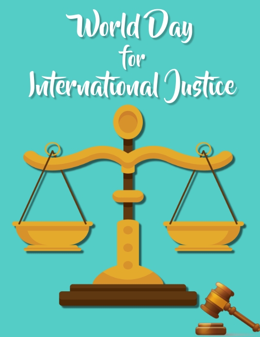 Justice day Template | PosterMyWall