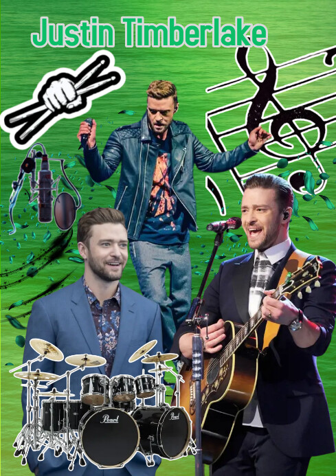 Justin Timberlake Template | PosterMyWall