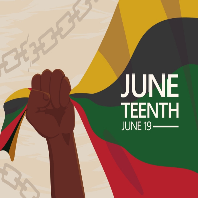 Plantilla de Juteenth 19 of June design poster | PosterMyWall