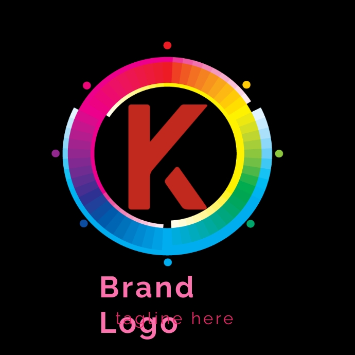 K BRAND LOGO Template | PosterMyWall