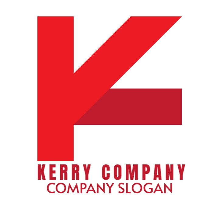 Copy of K COMPANY LOGO DESIGN | PosterMyWall