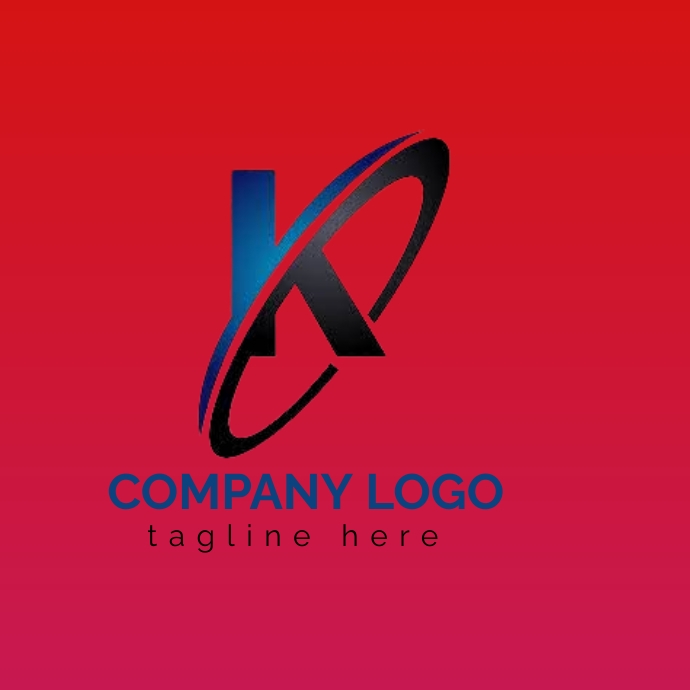 K logo design| Company logo Template | PosterMyWall