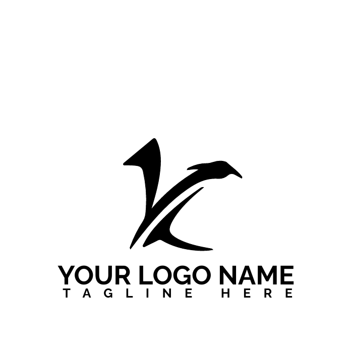 K logo design| Company logo Template | PosterMyWall