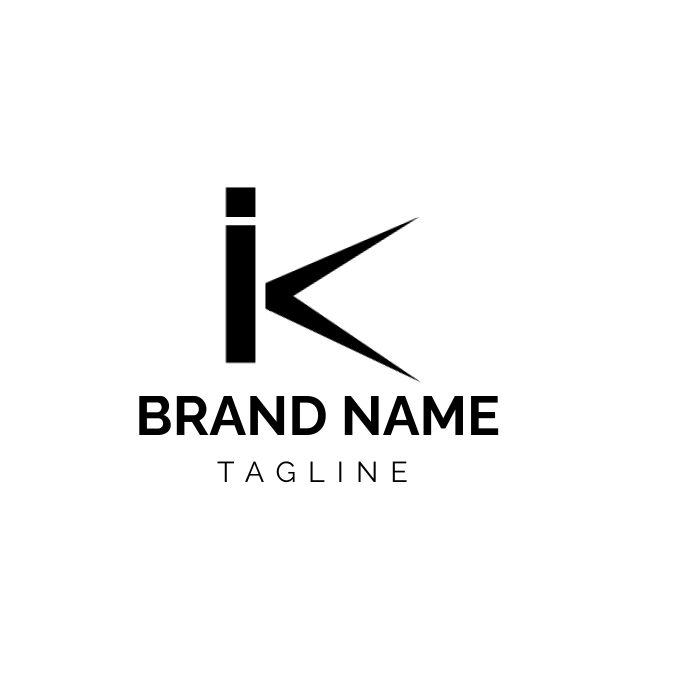 K logo design| Company logo Template | PosterMyWall