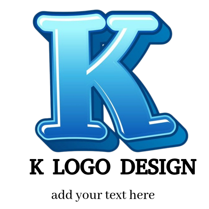 K LOGO DESIGN Template | PosterMyWall