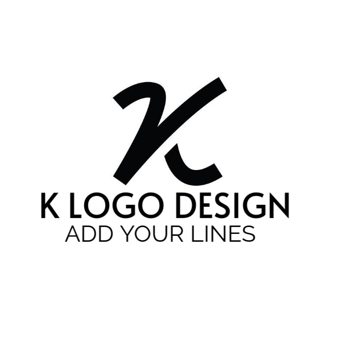 K LOGO Templat | PosterMyWall