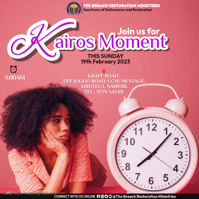 Kairos moment Template | PosterMyWall