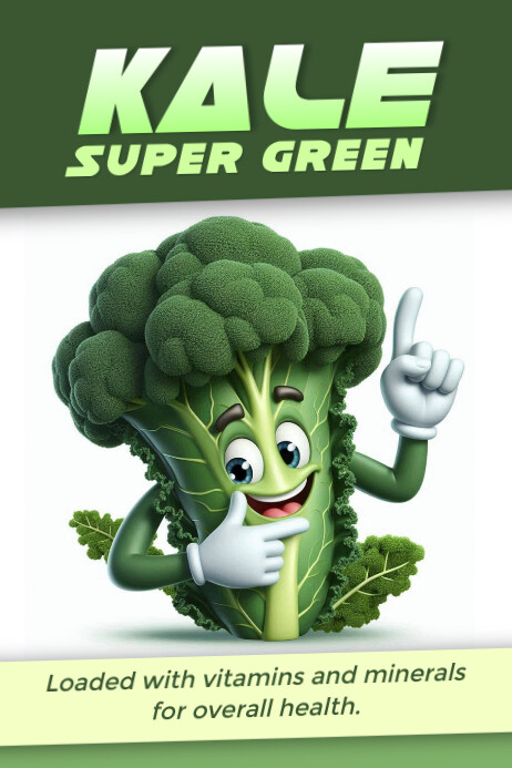 Kale Template | PosterMyWall
