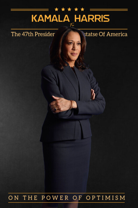 Copy of Kamala Harris Election Poster 2024 Poster tem | PosterMyWall
