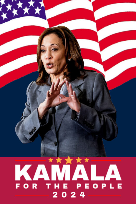 Kamala harris Poster design Template | PosterMyWall