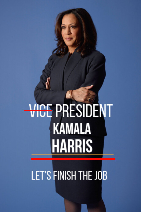Kamala Harris President Poster Template | PosterMyWall