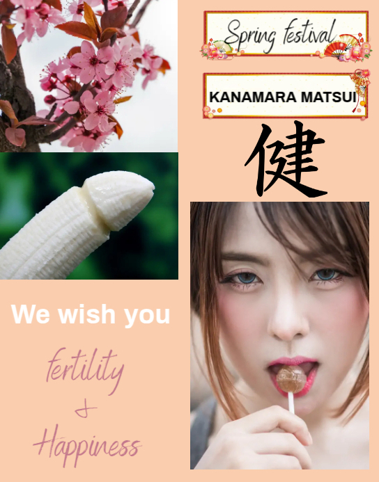 kanamara matsui festival Japan Template | PosterMyWall