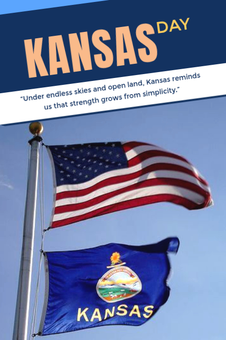 KANSAS DAY Template | PosterMyWall