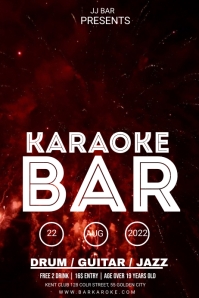 Karaoke Bar Poster Template | PosterMyWall