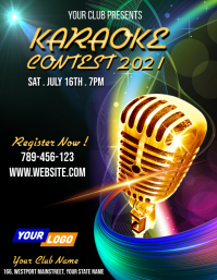 Karaoke contest template | PosterMyWall