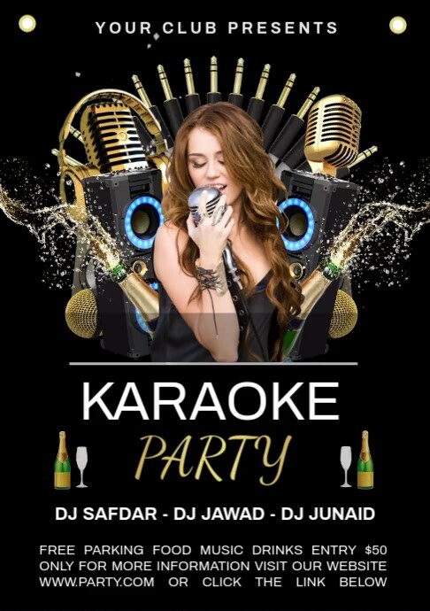 karaoke Template | PosterMyWall