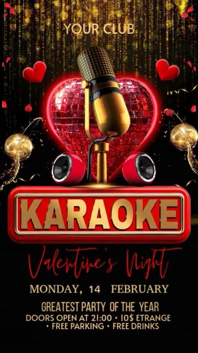 Karaoke Template | PosterMyWall